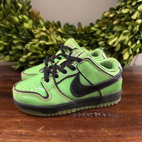 Nike | Shoes | Nike Sb Dunk Low The Powerpuff Girls Buttercup Td Shoes ...